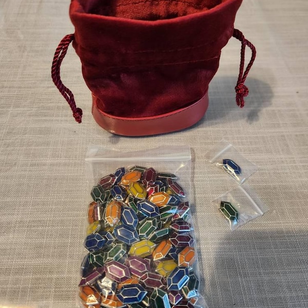 40x Dragon Coins in 3 Different Colors, Metal Token Upgrade for Board ...