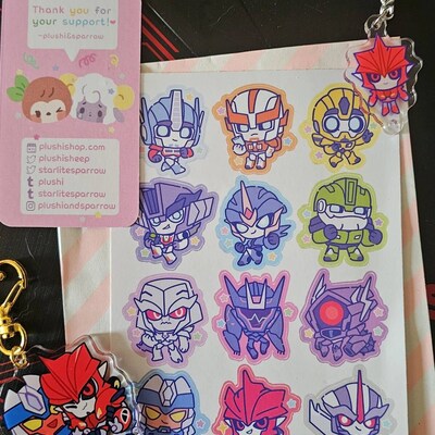 TF MTMTE TFA Starscream Sticker Sheets - Etsy