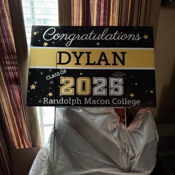 Personalized Graduation 2026 Yard Sign, Congratulations Custom Name ...