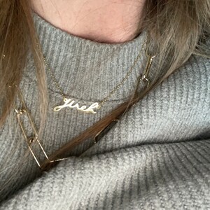 Personalized Name Necklace Minimalist Name Necklace by | Etsy