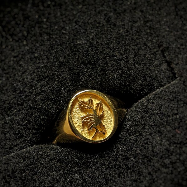 14K Gold Birthstone Ring, Birth Flower Ring, Gold Ring, Custom Floral ...