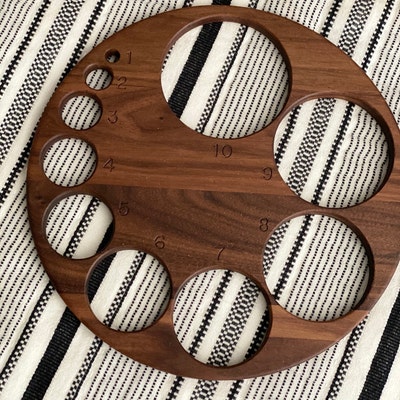 Walnut Cervical Dilation Board for Midwife Doula Birth Cervical ...
