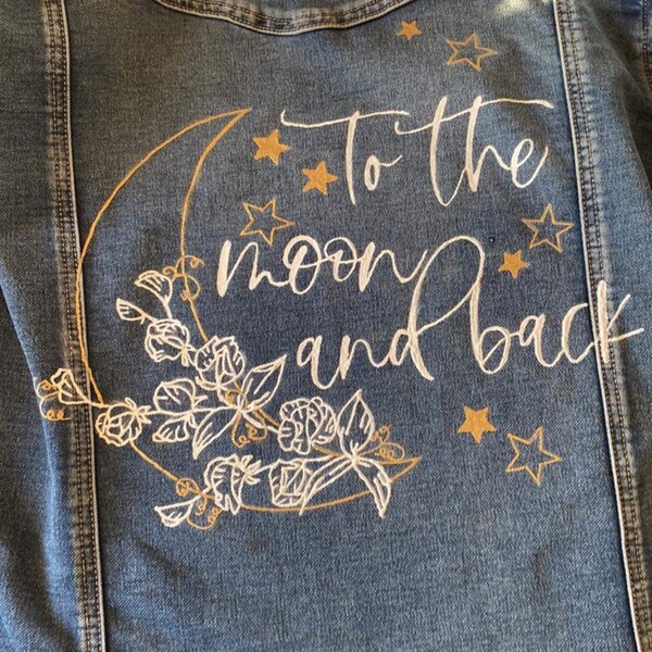 Custom Bridal Leather Jacket DIY Calligraphy Kit, Hand Painted Wedding ...