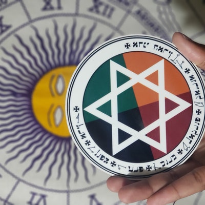 Golden Dawn Rose Cross Lamen - Etsy