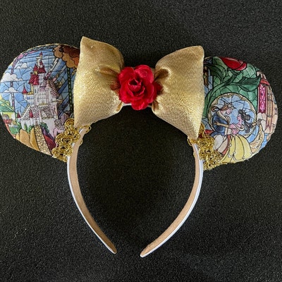 Beauty & the Beast Mouse Ears, Belle Ears, Mouse Ears, Belle, Beast ...