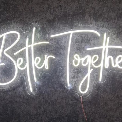 Lets Go Party Neon Sign, Lets Go Party Led Light, Neon Sign Wedding ...