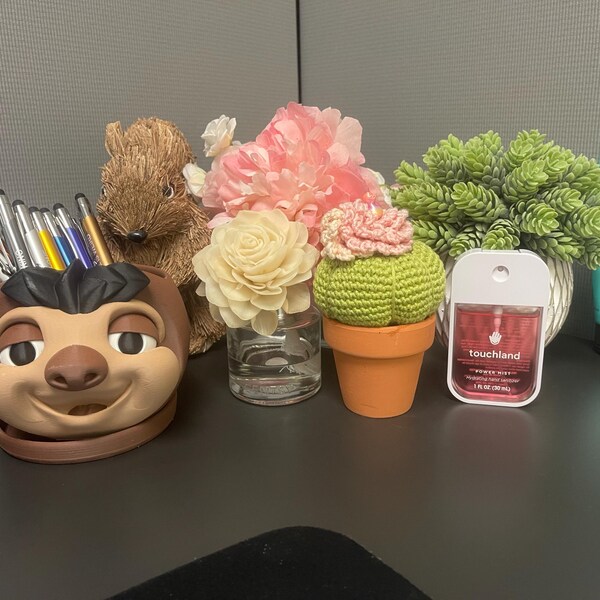 3D Printed Sloth Head Planter Pot! - Etsy