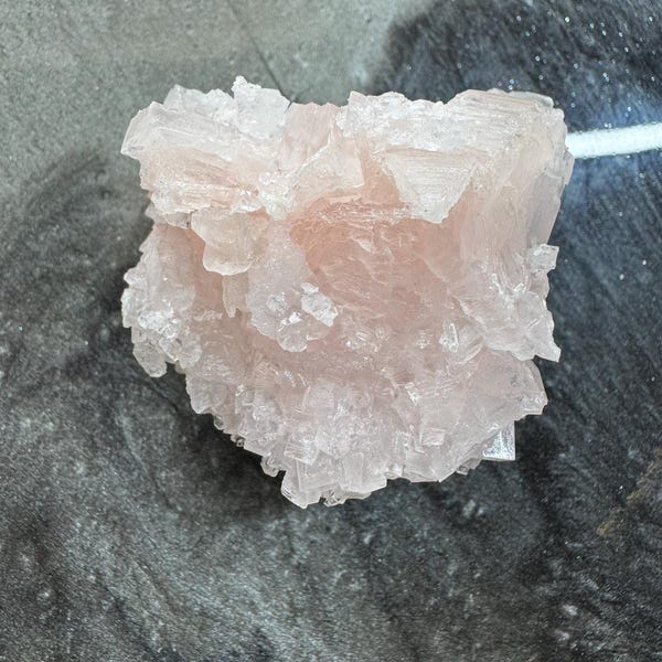 Pink Halite Crystal Specimen: Pink Geometric Salt, Searles Lake ...