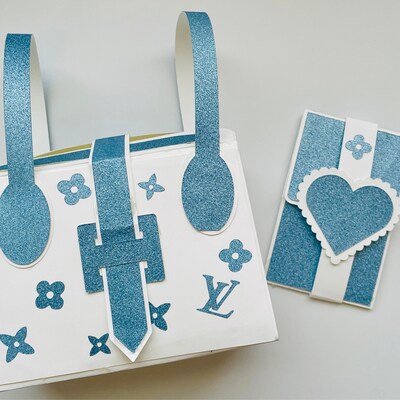 Designer Purse With Gift Card Holder. digital Cutting File for ...