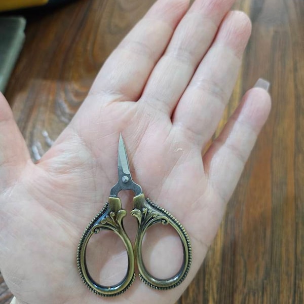 Mini Embroidery Scissors, 4 Colors Available. Small Vintage Scissors ...