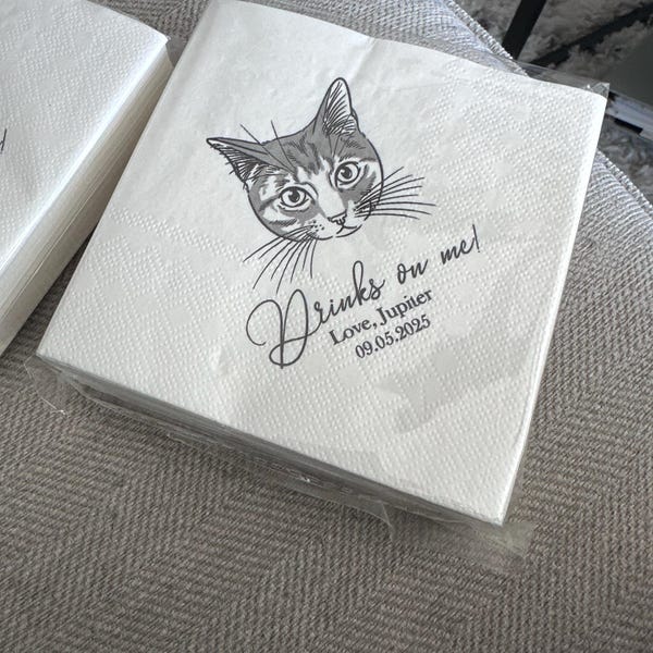 Custom Love Note Handwriting Napkins, Personalized Handwritten Note ...