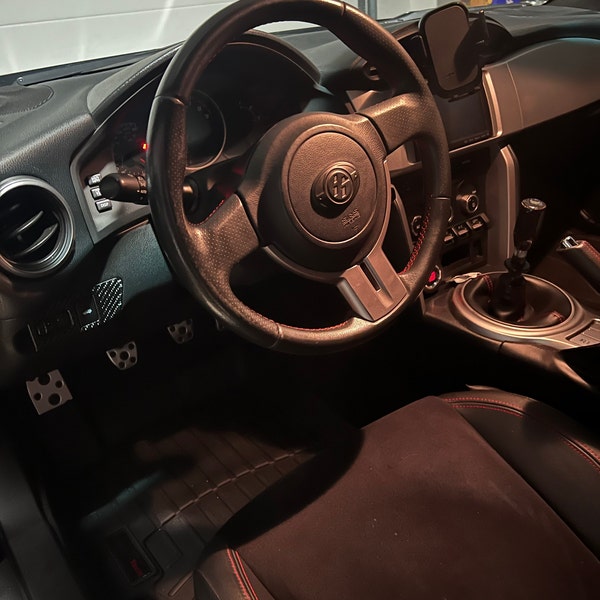 Matte Black 86 Logo Steering Wheel Emblem Overlay FRS 86 GR86 (LODEN ...