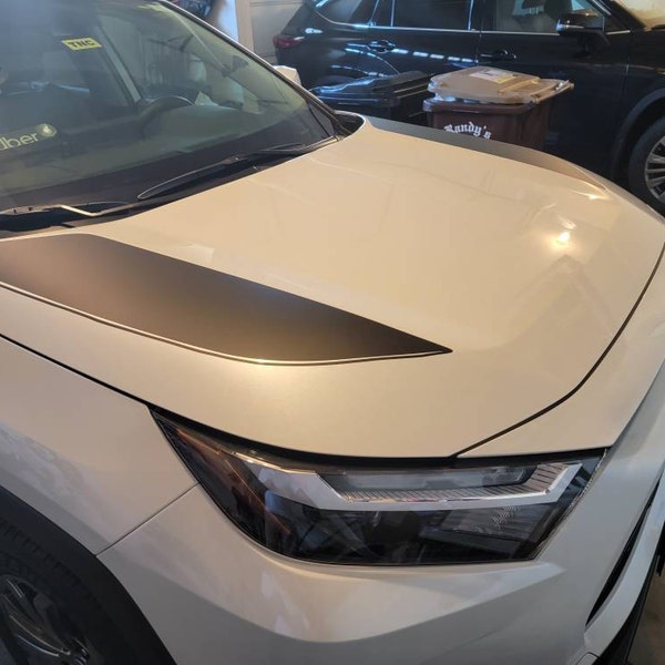 Toyota RAV4 Hood Decal - Custom Vinyl Graphics for RAV4 (2019-2024 ...
