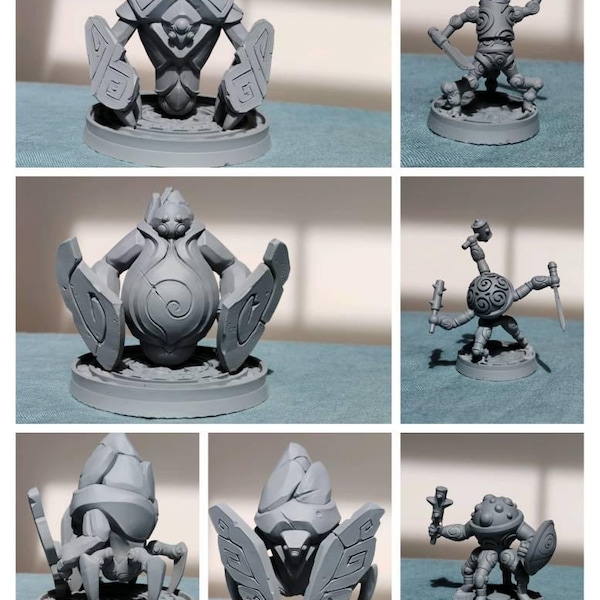 Mimic Miniature Treasure Chest Mimic Mini Dungeons and Dragons Mini RPG ...