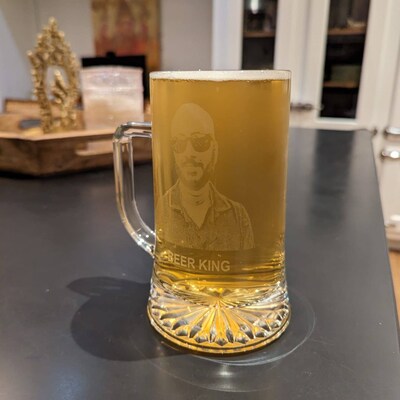 Personalized Beer Stein Set/laser Etched Beer Mug/laser Engraved Beer ...