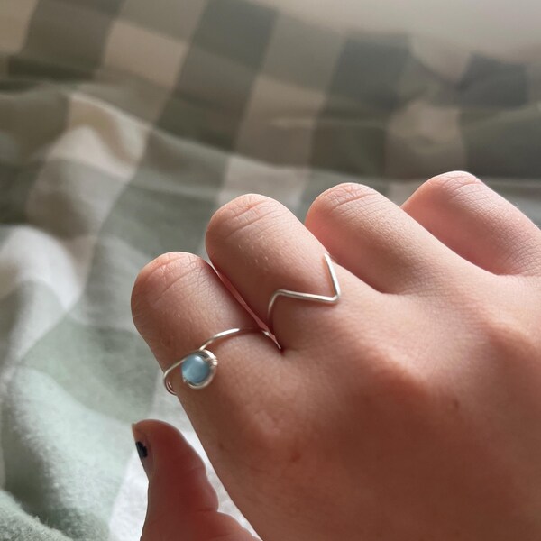 Music Note Ring, Treble Clef Ring, Adjustable Ring, Wire Wrapped Rings ...