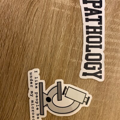 Pathology University Logo Vinyl Sticker - Etsy