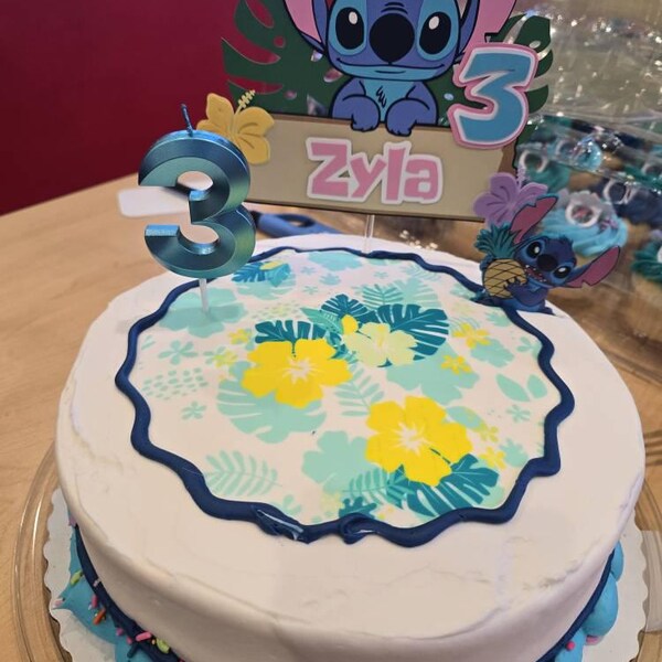 3D Ohana Cake Topper - Etsy