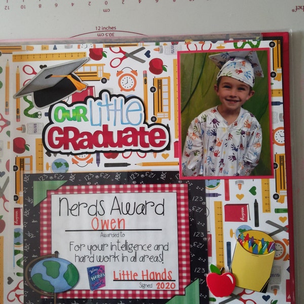 Our Little Graduate Title 3D Die Cut Paper Piecing for Premade ...