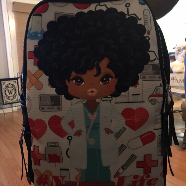 African American Doctor Backpack|doctor Life|traveling Doctor|backpacks ...