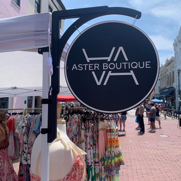 Hanging Tent Sign, Farmers Market, Trade Show, Round Sign, Bracket Sign ...