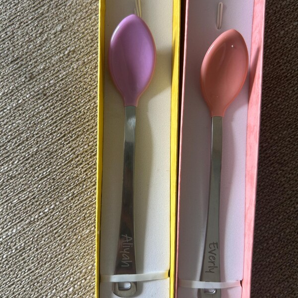 Personalized Ice Cream Spoons Custom Engraved Spoon to a Lifetime of ...