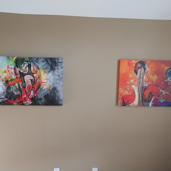 Kart Racing Print, Go-kart Wall Art, Race Room Decor, Race Track Canvas ...