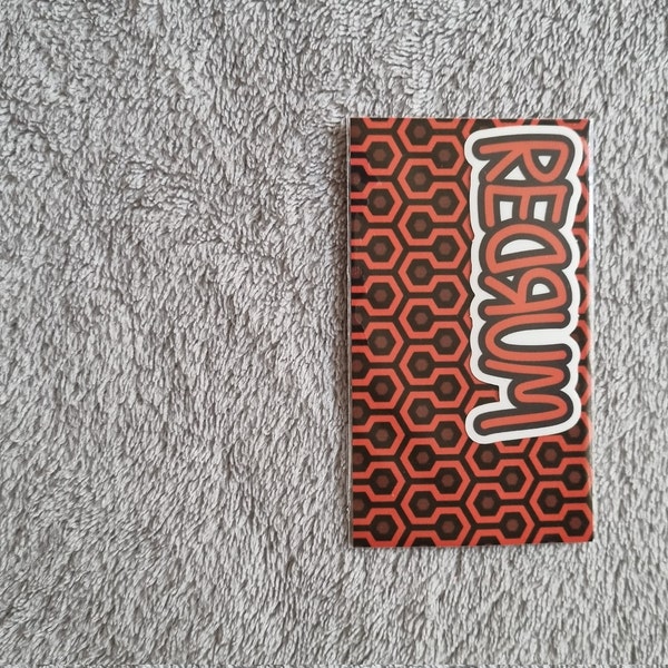 REDRUM Translucent Vinyl Sticker - Etsy