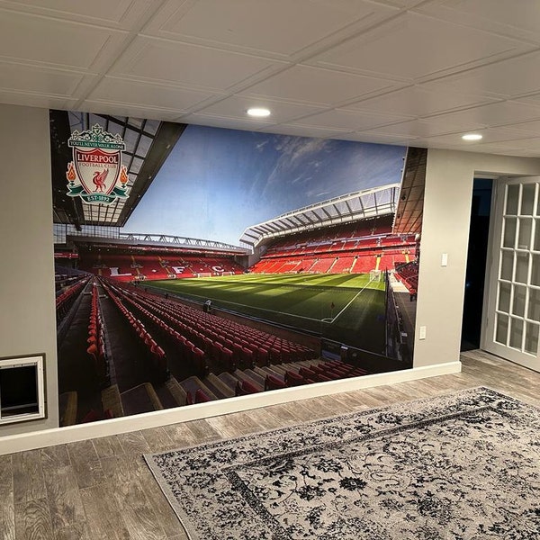 Liverpool FC - Anfield Stadium Full Wall Mural - Etsy UK