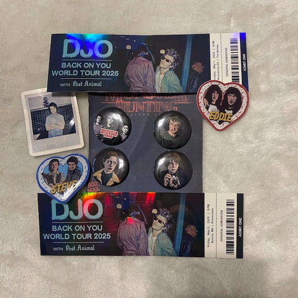 Djo Tour Custom Personalized Concert Ticket - Etsy