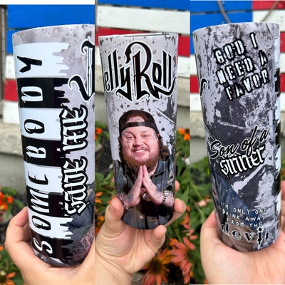 Jelly Roll Tumbler Wrap, Jelly Roll Lyrics Tumbler Design, Tumbler Wrap ...