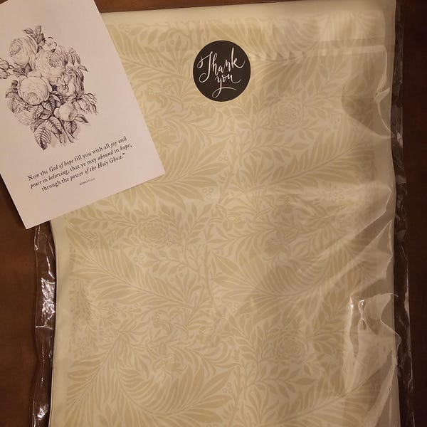 Beige Floral Poly Mailers | Neutral Poly Mailer Bags Packaging for ...