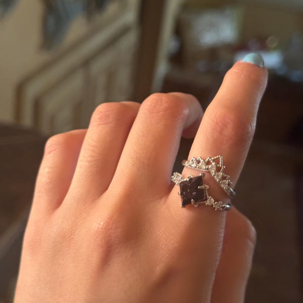 Night Court Ring: ACOTAR Velaris Inspired Zircon Jewelry - Etsy