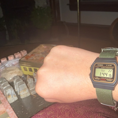 Casio Calculator Watch With Green Screen Mod CA-53W-1ER - Etsy