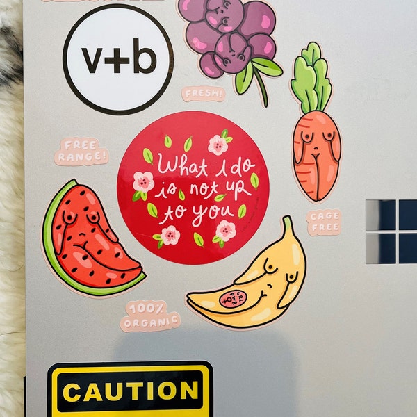 Feminist Sticker Vinyl- "what I Do is Not up Do You" Waterproof ...