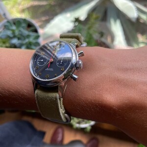 Watch Strap Buckle AGED SOLID BRONZE Curved 18mm 26mm Spring | Etsy