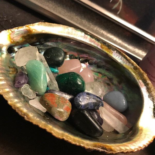 Happy & Peaceful Home Stone Set - Feng Shui - Tumbled New Home Crystal ...