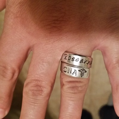 Nurse Ring RN Ring RN / Nurses / Nursing Student / Nurse Gift Hand ...