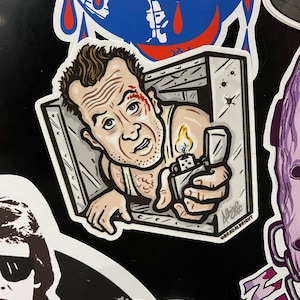Yippee Kiy-air Vent John Mcclane Die Hard Sticker Decal - Etsy