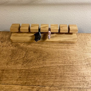 Wooden Cable and Charger Organizer Cable Management for Power Cords and ...