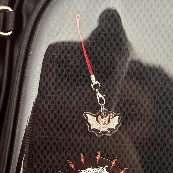 Batstarion Astarion Baldurs Gate 3 Small Acrylic Phone Charm - Etsy