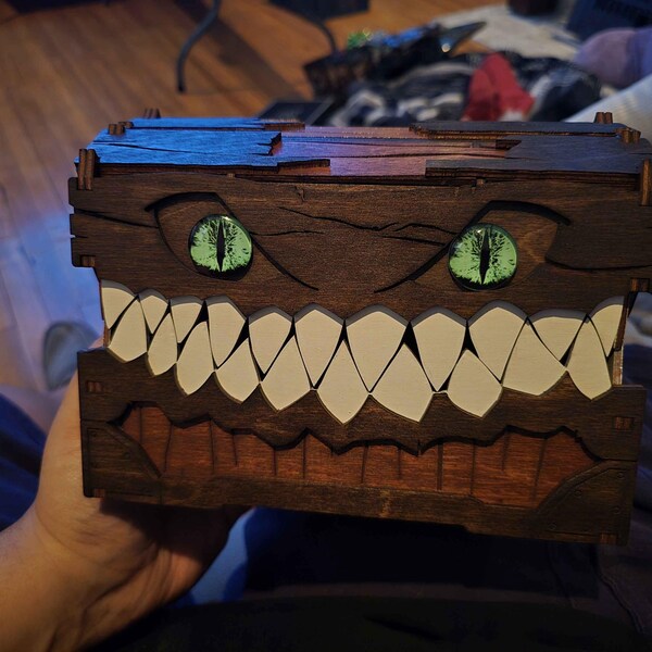 Customizable Gothic Vampire Chest for Dice and Keepsakes - Handcrafted ...
