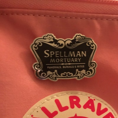 Spellman Mortuary Sign Enamel Pin - Etsy