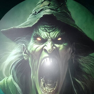 Witch Face Wreath Sign, Witch Face Sign, Witch Face Sign Uk, Halloween ...