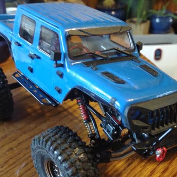 Kyosho Mini Z 4x4 Jeep Body Armor Rack With KC Lightbar and Side Ladder ...