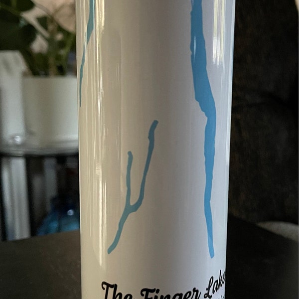 Finger Lakes New York Map Shape Silhouette Svg Png Dxf Pdf Eps Vector ...