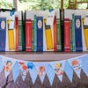 Blue Gingham Party Banner, Bunting, Pennant Flags, Vintage Style ...