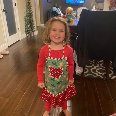 Kids Apron, Child's Apron Set, Children's Apron, Girls Apron, Aprons ...