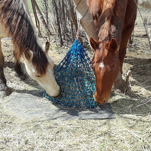Slow Feed Hay Net for Over Your Hay Basket Saves Your Hay. - Etsy