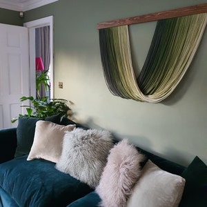 Rope Art Modern Boho Wall Rope Home Decoration Rope Fringles Minimalist ...